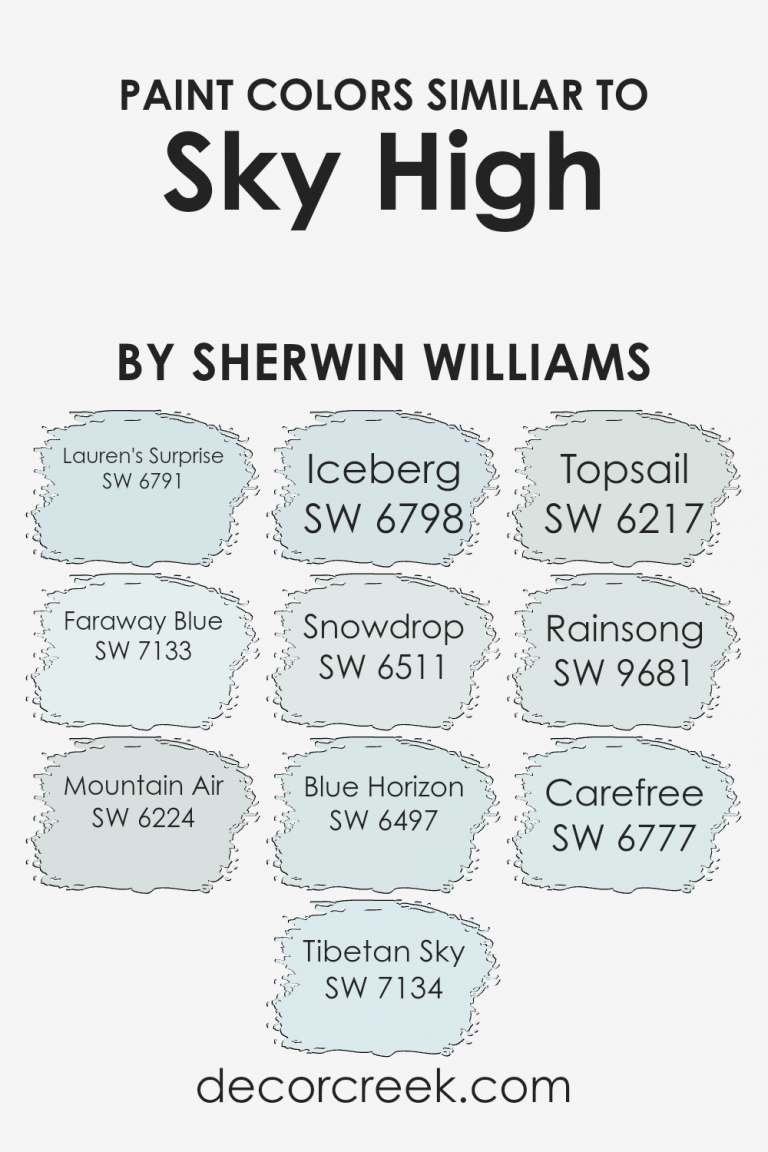 Sky High SW 6504 Paint Color by Sherwin Williams - DecorCreek