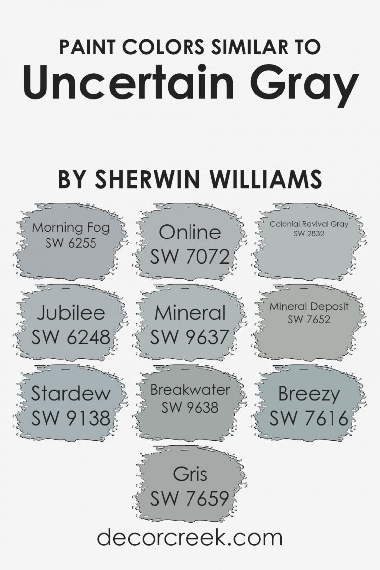 Uncertain Gray SW 6234 Paint Color by Sherwin Williams - DecorCreek