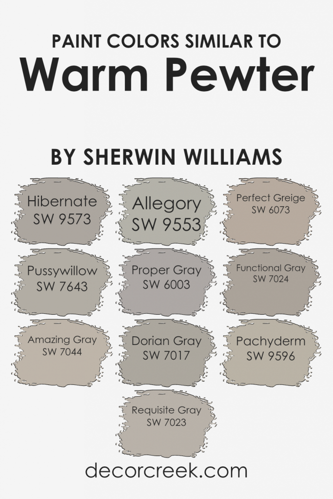 Warm Pewter SW 9572 Paint Color by Sherwin Williams - DecorCreek