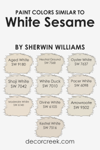 White Sesame SW 9586 Paint Color by Sherwin Williams - DecorCreek