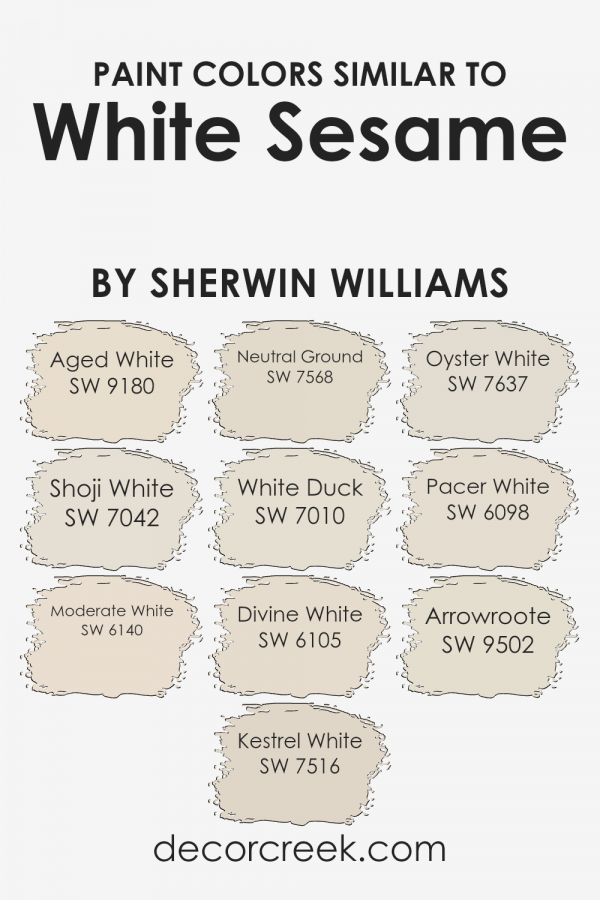 White Sesame SW 9586 Paint Color by Sherwin Williams - DecorCreek