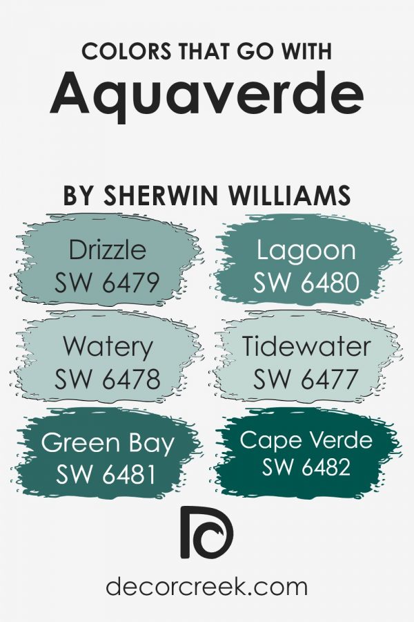 Aquaverde SW 9051 Paint Color by Sherwin Williams - DecorCreek