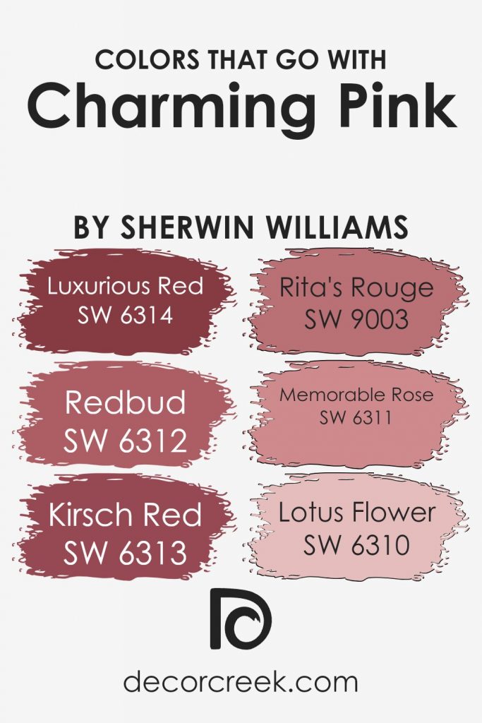 Charming Pink SW 6309 Paint Color by Sherwin Williams - DecorCreek
