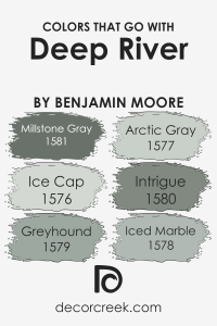 Deep River 1582 Paint Color by Benjamin Moore - DecorCreek