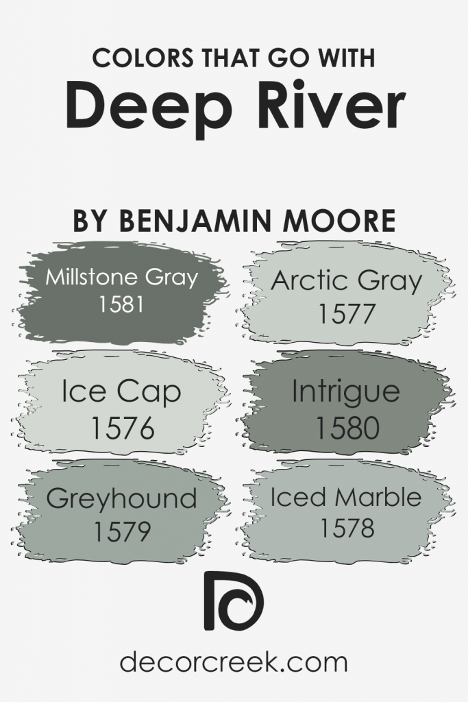 Deep River 1582 Paint Color by Benjamin Moore - DecorCreek
