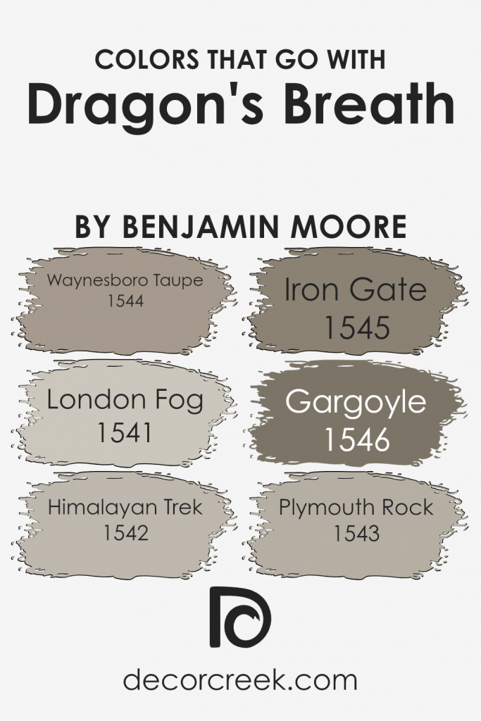 Dragon's Breath 1547 Paint Color by Benjamin Moore - DecorCreek