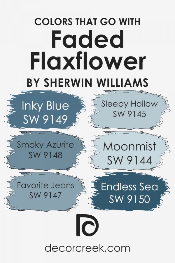 Faded Flaxflower SW 9146 Paint Color by Sherwin Williams - DecorCreek