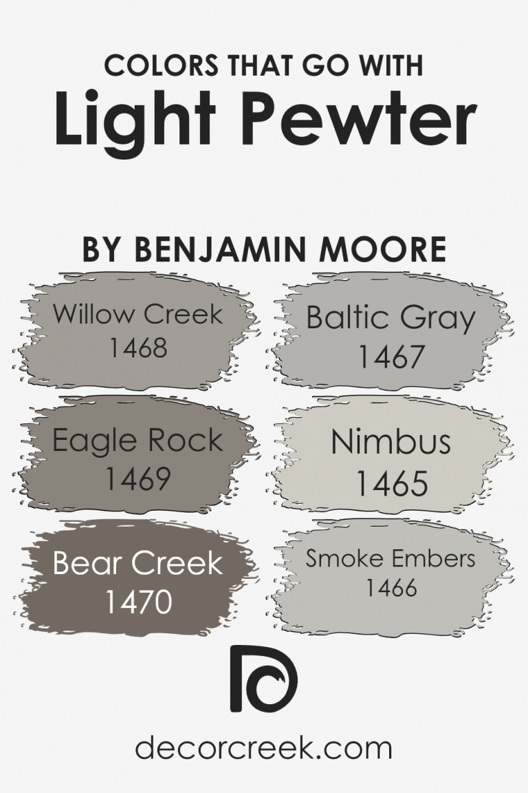 Light Pewter 1464 Paint Color by Benjamin Moore - DecorCreek