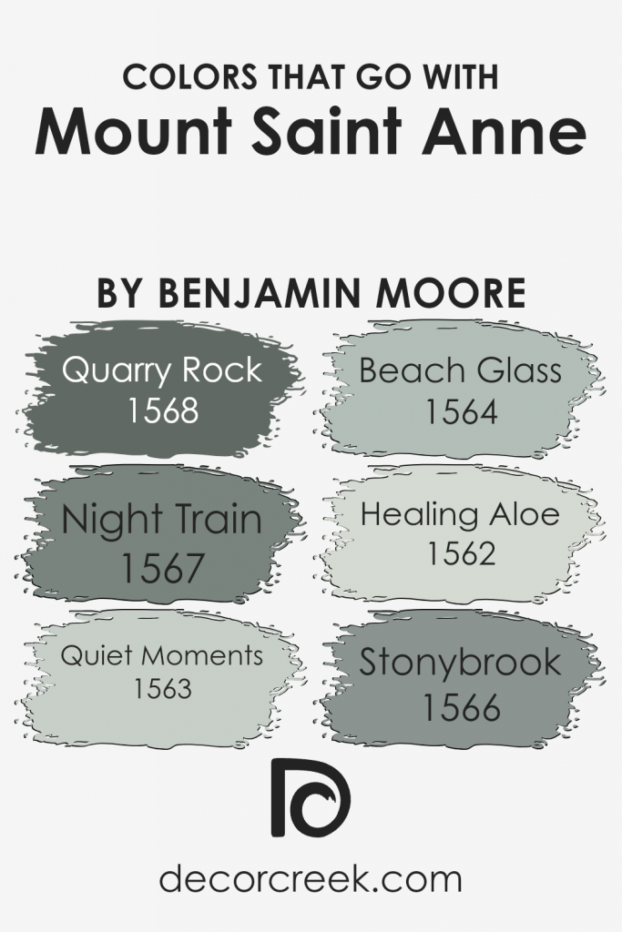 Mount Saint Anne 1565 Paint Color by Benjamin Moore - DecorCreek