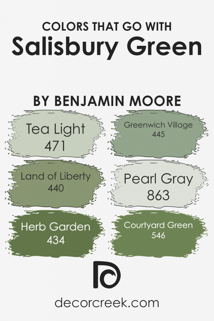 Salisbury Green HC-139 Paint Color by Benjamin Moore - DecorCreek
