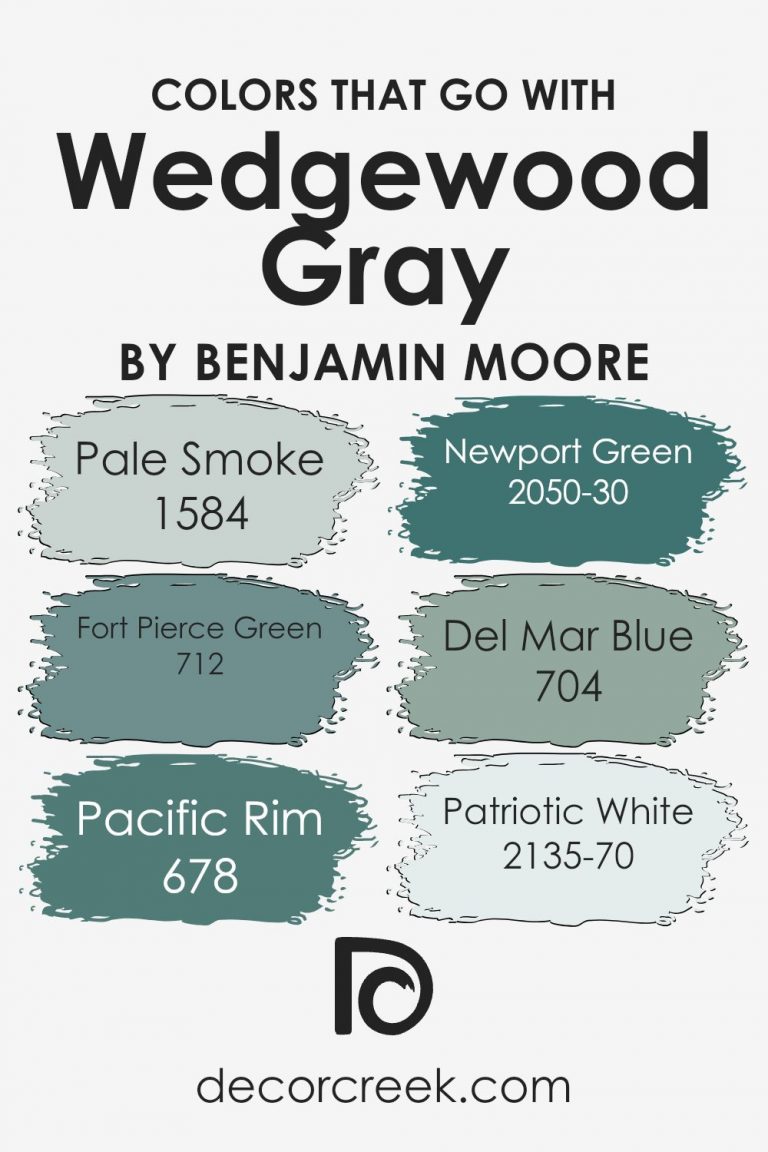 Wedgewood Gray HC-146 Paint Color by Benjamin Moore - DecorCreek