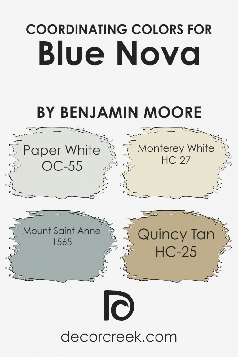 Blue Nova 825 Paint Color by Benjamin Moore - DecorCreek