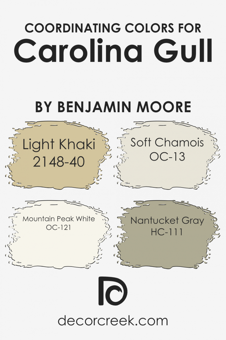 Carolina Gull 2138-40 Paint Color by Benjamin Moore - DecorCreek