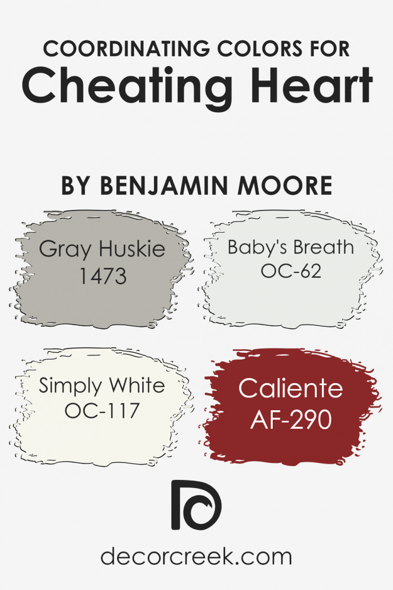 Cheating Heart 1617 Paint Color by Benjamin Moore - DecorCreek
