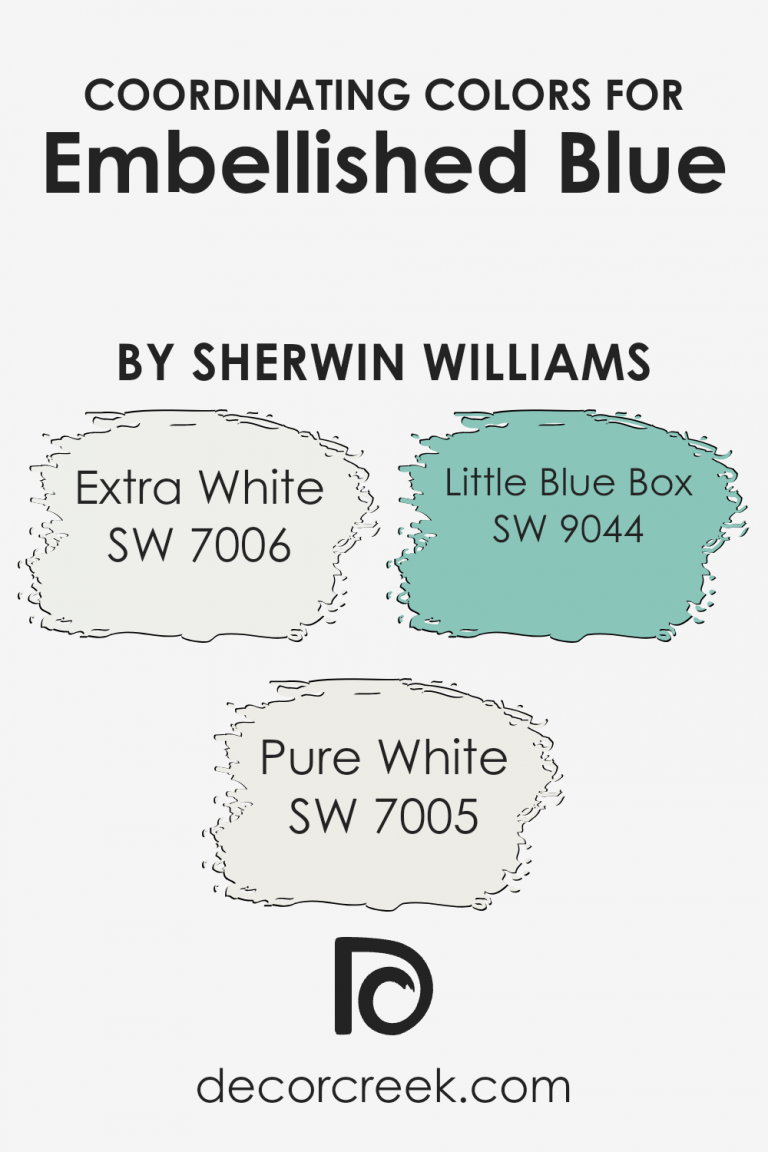 Embellished Blue SW 6749 Paint Color by Sherwin Williams - DecorCreek