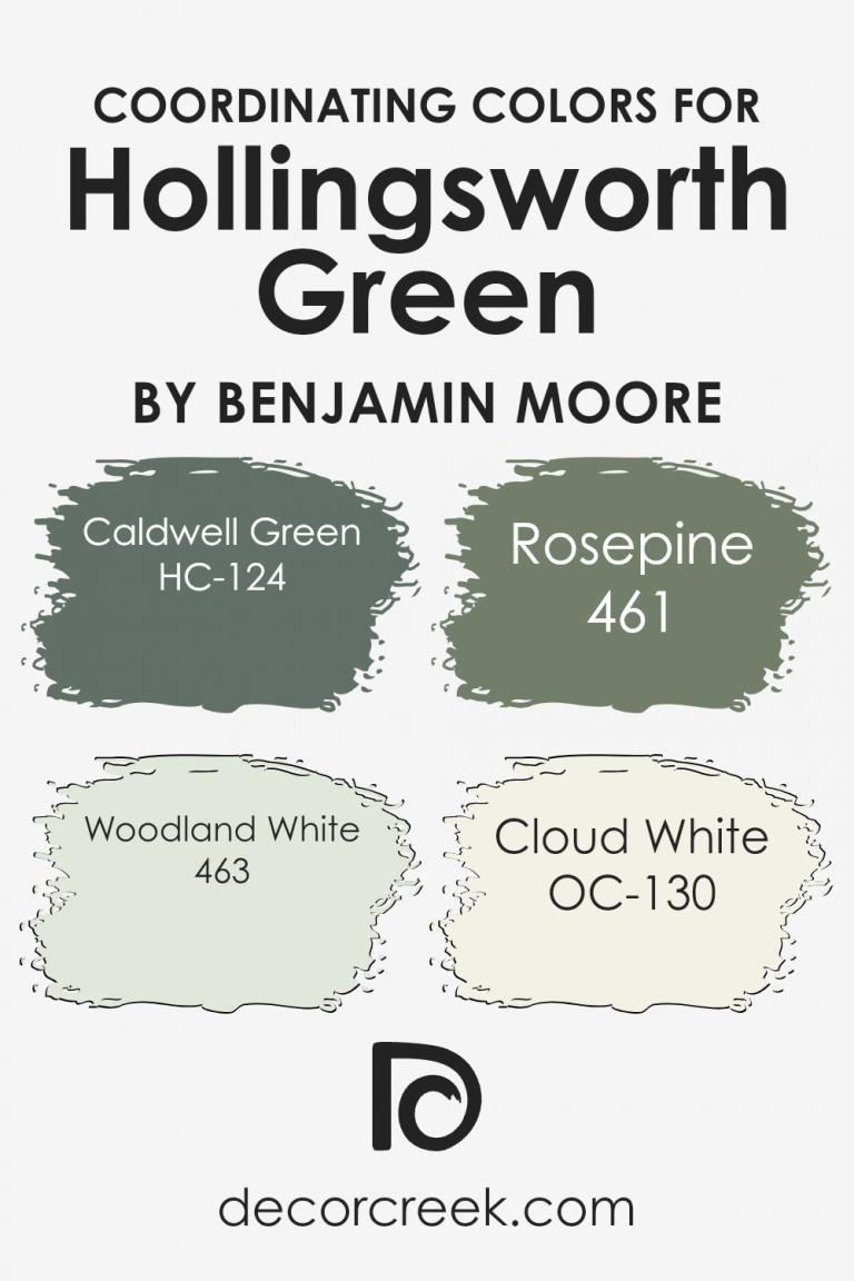 Hollingsworth Green HC-141 Paint Color by Benjamin Moore - DecorCreek
