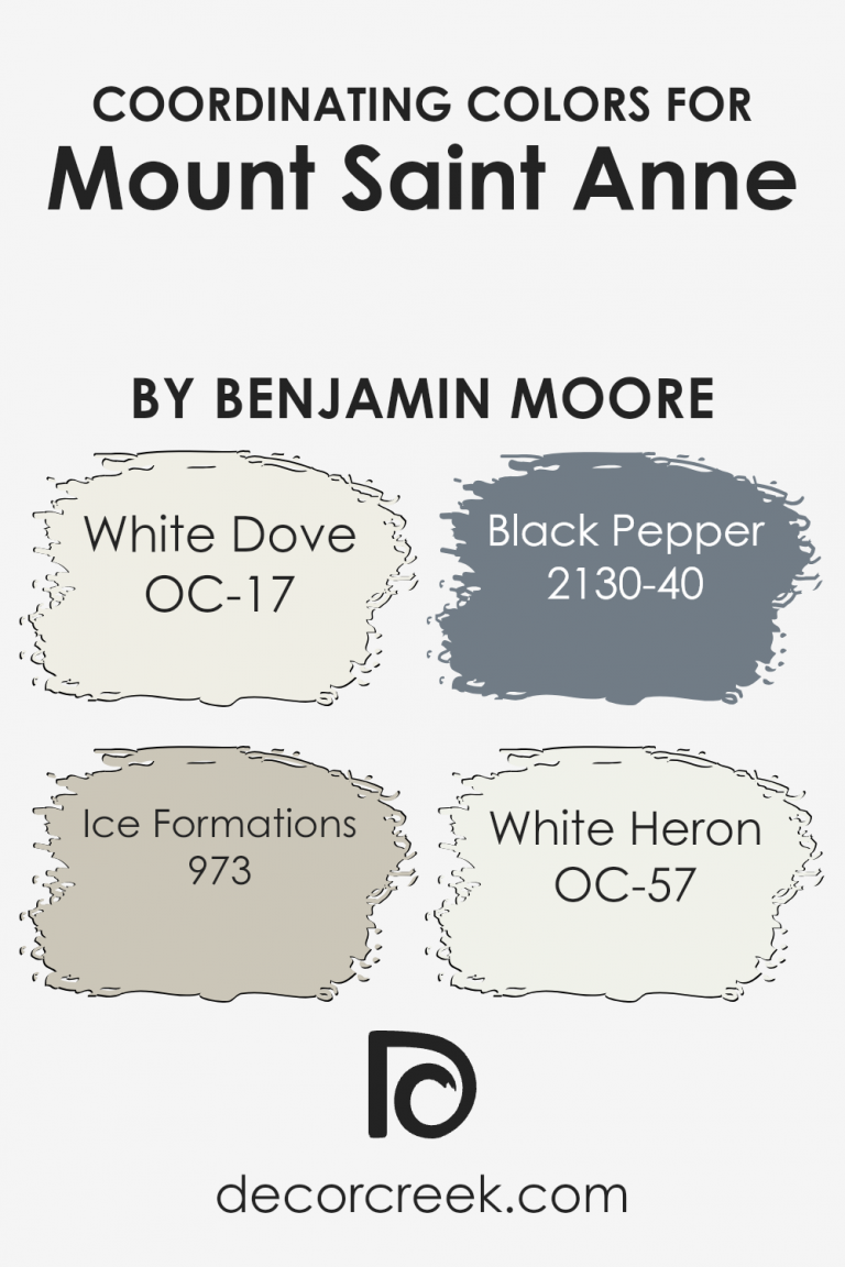 Mount Saint Anne 1565 Paint Color by Benjamin Moore - DecorCreek