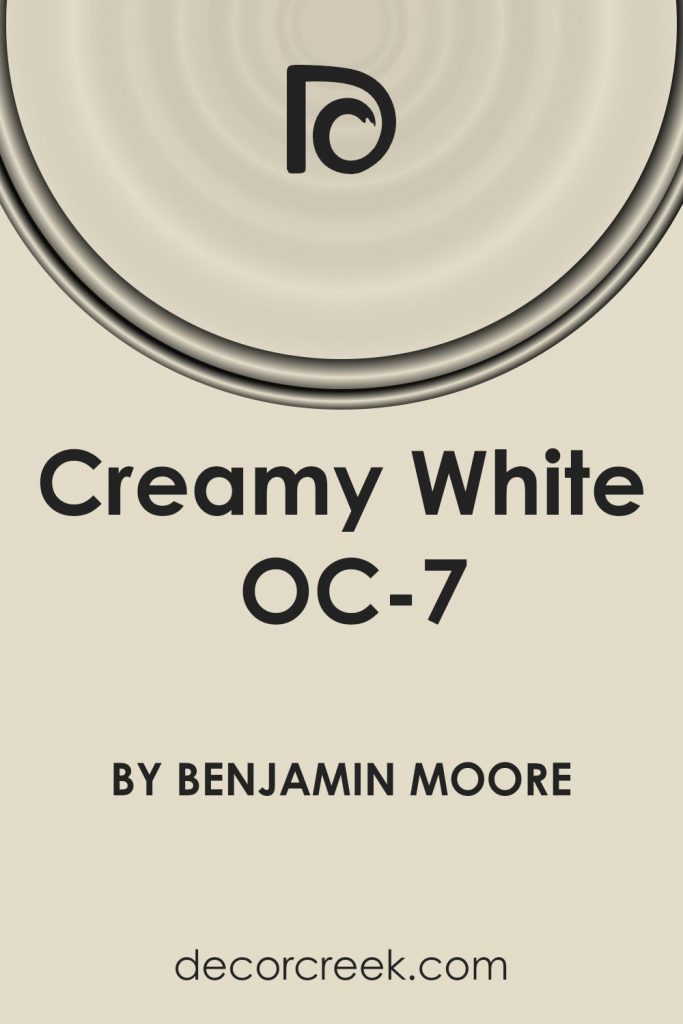 Creamy White OC-7 Paint Color by Benjamin Moore - DecorCreek
