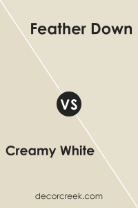 Creamy White OC-7 Paint Color by Benjamin Moore - DecorCreek