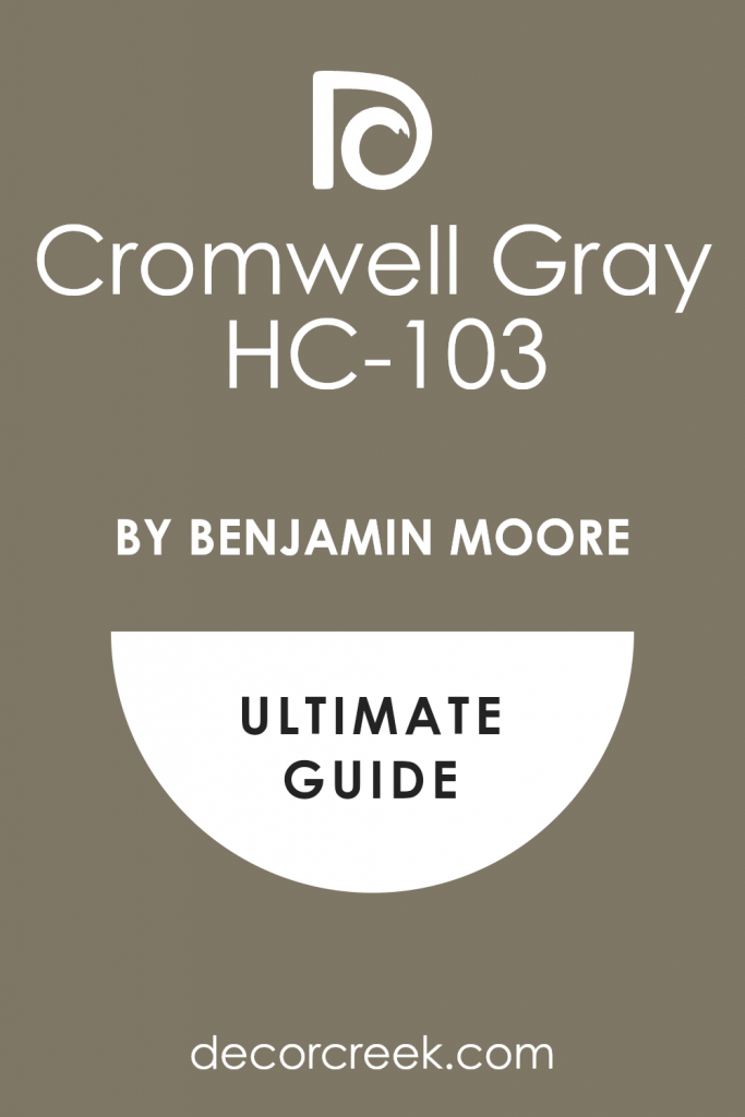 Cromwell Gray HC-103 Paint Color by Benjamin Moore - DecorCreek
