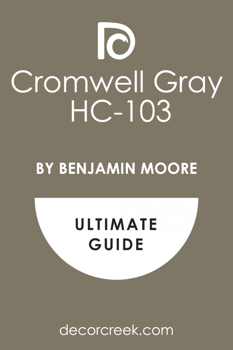 Cromwell Gray HC-103 Paint Color by Benjamin Moore - DecorCreek