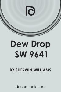 Dew Drop SW 9641 Paint Color by Sherwin Williams - DecorCreek