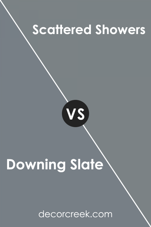 Downing Slate SW 2819 Paint Color by Sherwin Williams - DecorCreek