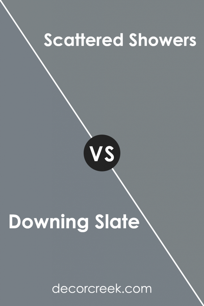 Downing Slate SW 2819 Paint Color by Sherwin Williams - DecorCreek