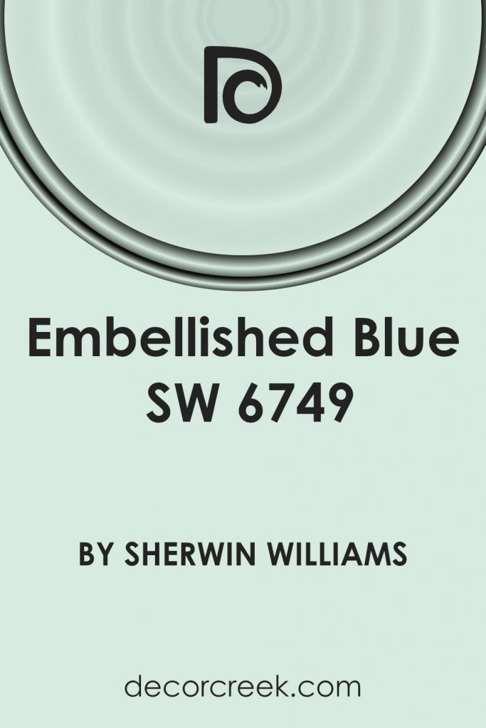 Embellished Blue SW 6749 Paint Color by Sherwin Williams - DecorCreek
