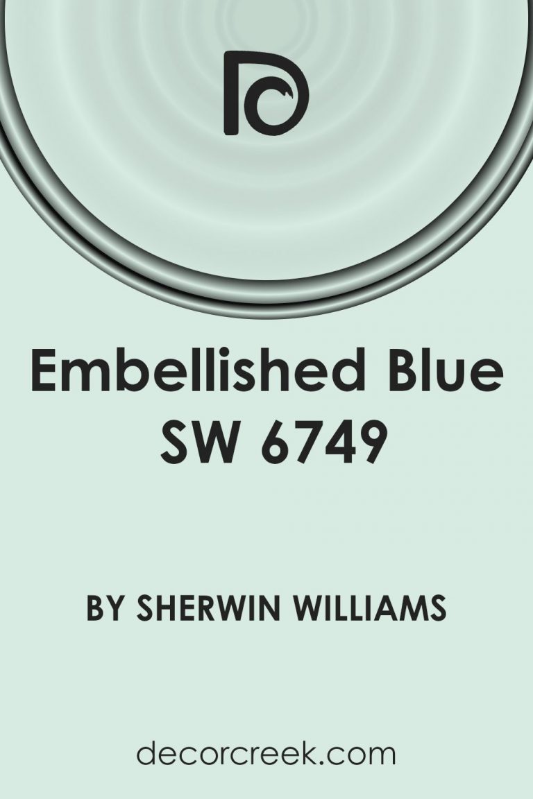 Embellished Blue SW 6749 Paint Color by Sherwin Williams - DecorCreek