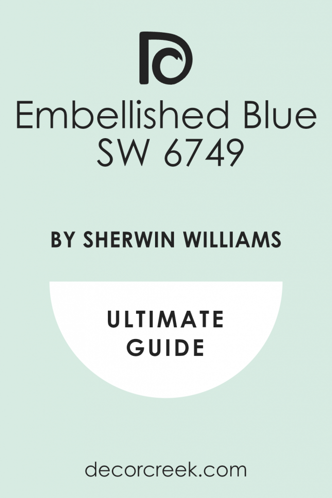 Embellished Blue SW 6749 Paint Color by Sherwin Williams - DecorCreek