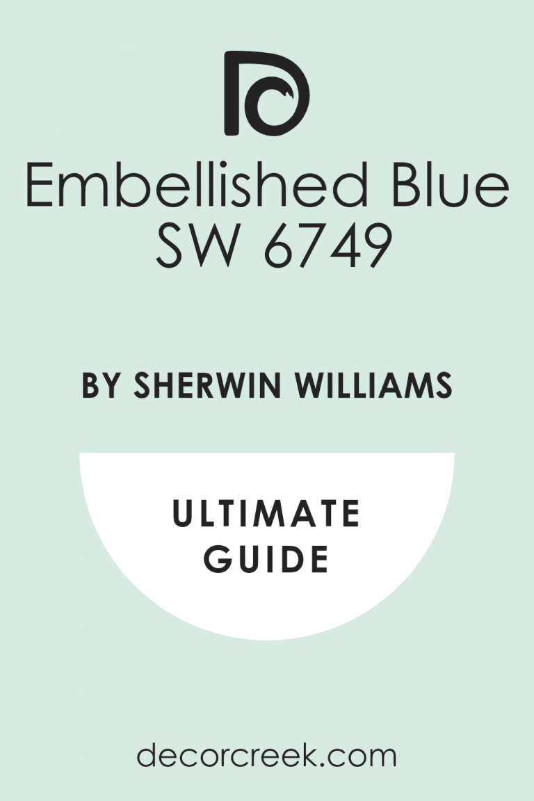 Embellished Blue SW 6749 Paint Color by Sherwin Williams - DecorCreek