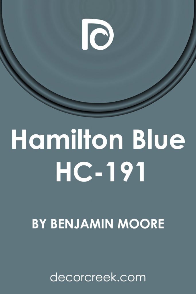 Hamilton Blue HC-191 Paint Color by Benjamin Moore - DecorCreek