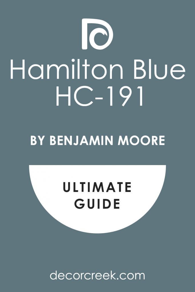 Hamilton Blue HC-191 Paint Color by Benjamin Moore - DecorCreek
