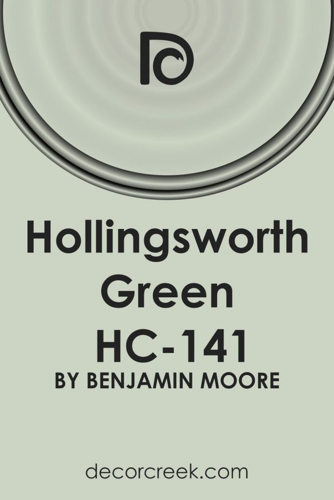Hollingsworth Green HC-141 Paint Color by Benjamin Moore - DecorCreek