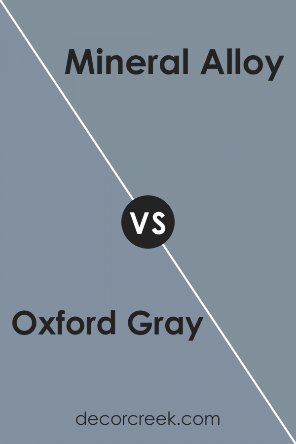Oxford Gray 2128-40 Paint Color by Benjamin Moore - DecorCreek