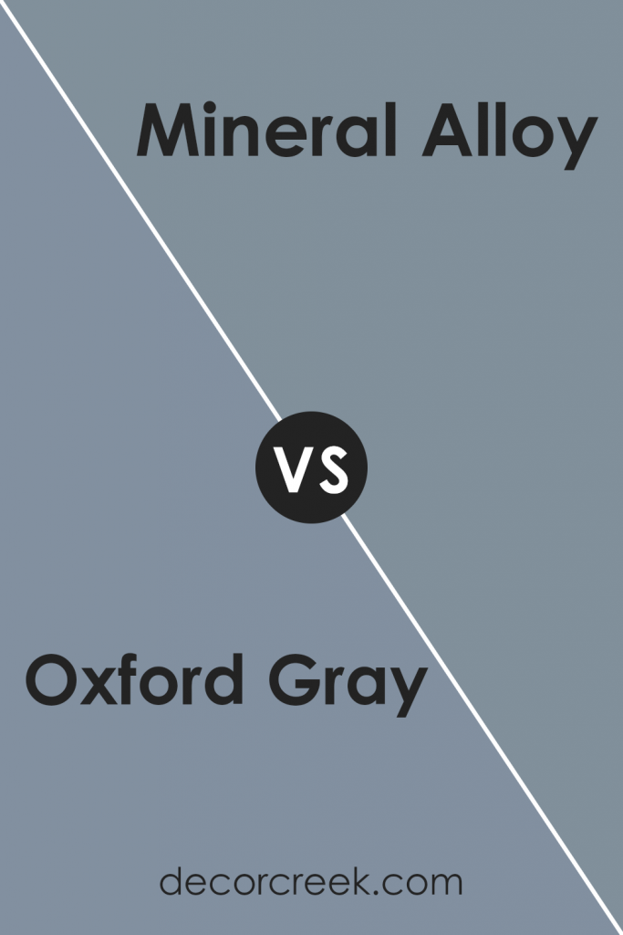 Oxford Gray 2128-40 Paint Color by Benjamin Moore - DecorCreek