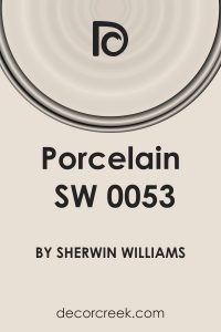 Porcelain SW 0053 Paint Color by Sherwin Williams - DecorCreek