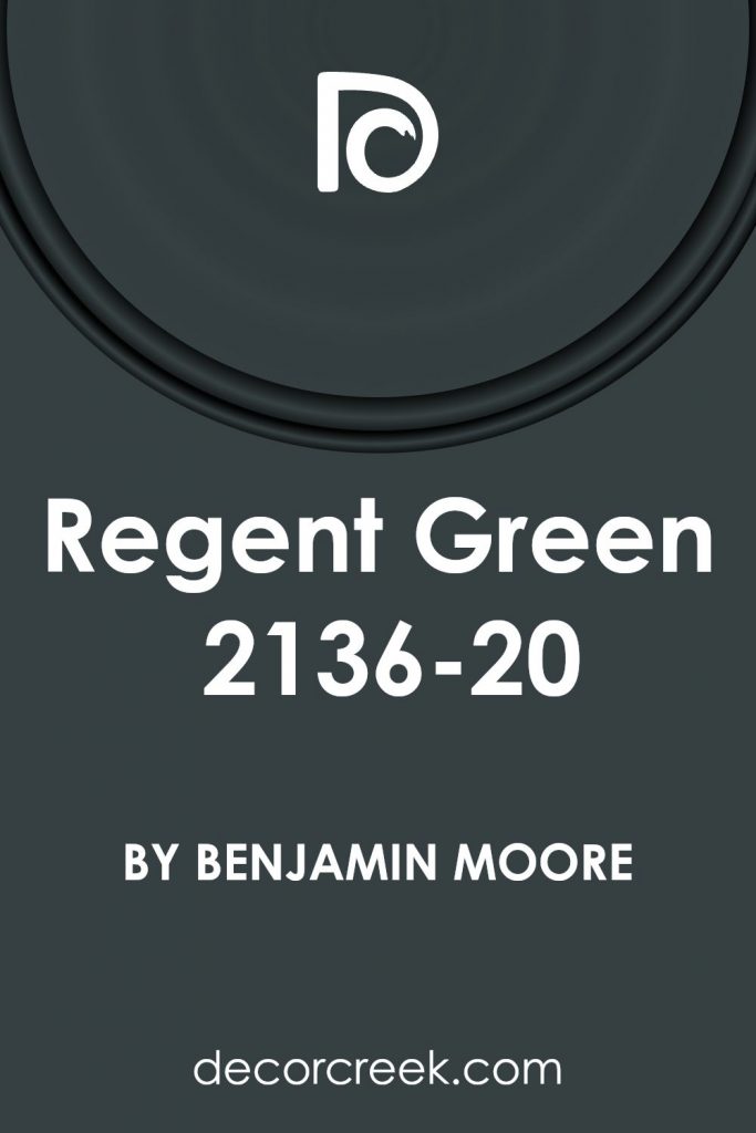 Regent Green 2136-20 Paint Color by Benjamin Moore - DecorCreek