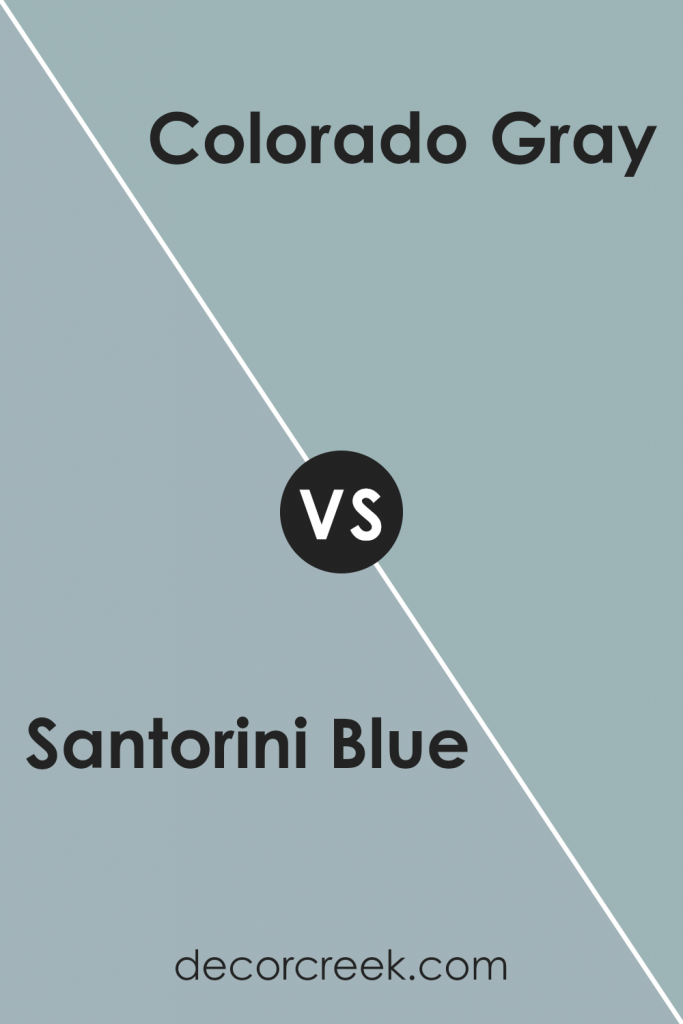 Santorini Blue 1634 Paint Color by Benjamin Moore - DecorCreek