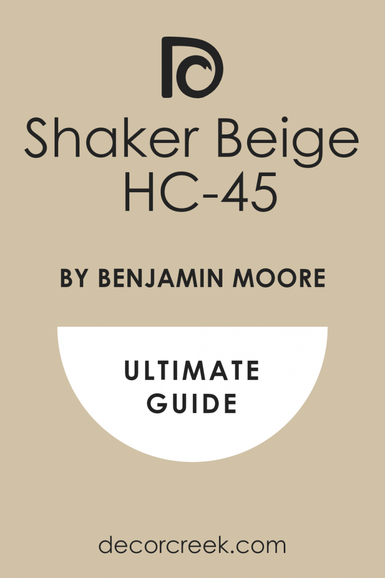 Shaker Beige HC-45 Paint Color by Benjamin Moore - DecorCreek
