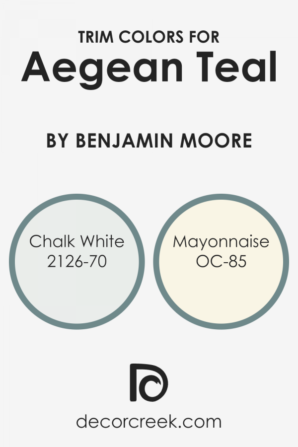 Aegean Teal 2136-40 Paint Color by Benjamin Moore - DecorCreek
