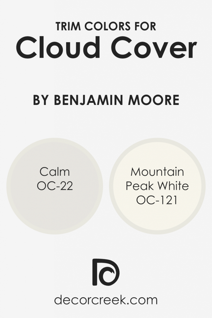 Cloud Cover OC-25 Paint Color by Benjamin Moore - DecorCreek