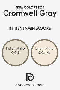 Cromwell Gray HC-103 Paint Color by Benjamin Moore - DecorCreek
