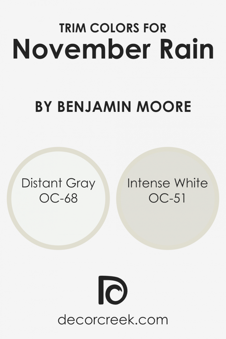 November Rain OC-50 Paint Color by Benjamin Moore - DecorCreek