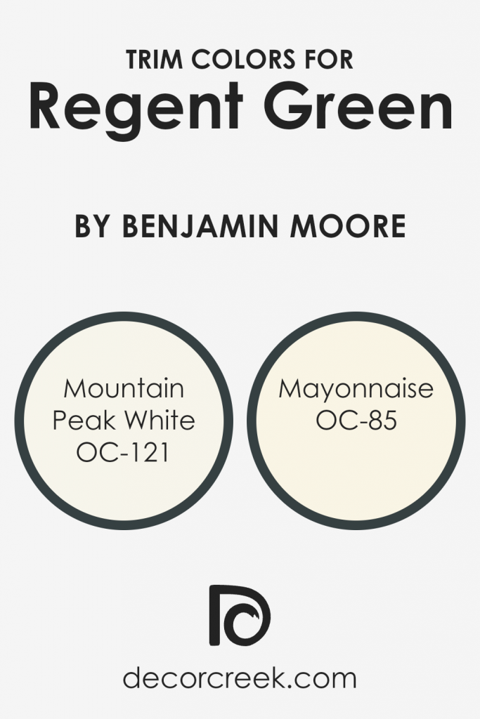 Regent Green 2136-20 Paint Color by Benjamin Moore - DecorCreek