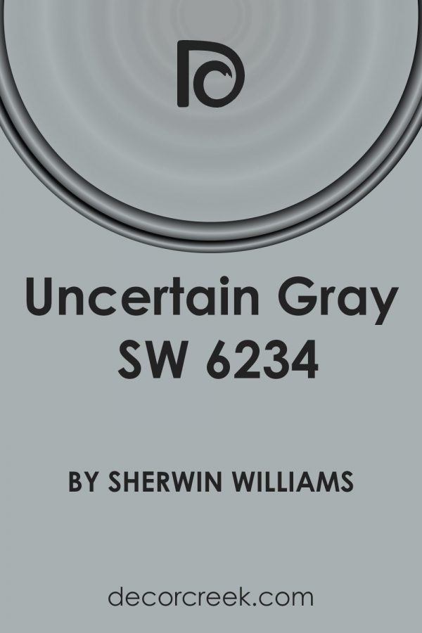 Uncertain Gray SW 6234 Paint Color by Sherwin Williams - DecorCreek