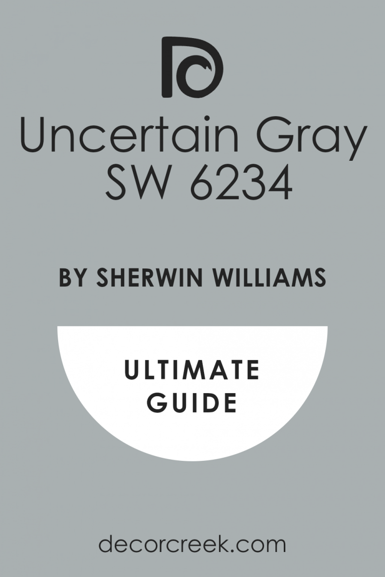 Uncertain Gray SW 6234 Paint Color by Sherwin Williams - DecorCreek