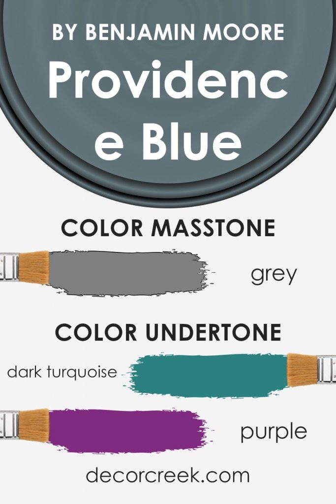 Providence Blue 1636 Paint Color by Benjamin Moore - DecorCreek