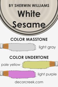White Sesame SW 9586 Paint Color by Sherwin Williams - DecorCreek
